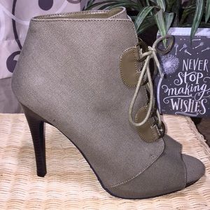 Elle | Shoes | Elle Canvas Booties | Poshmark